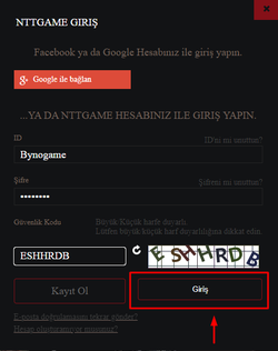 ByNoGame ile Knight Online oyununda Cash yükleme adımları.